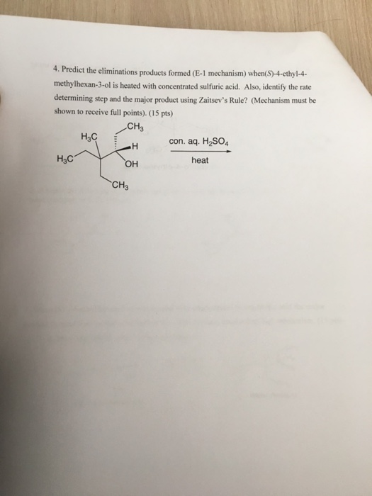 Solved 4. Predict the eliminations products formed | Chegg.com