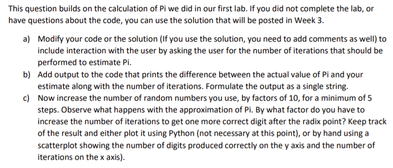#USING THE IMPORT STATEMENT TO USE RANDOM,MATH AND | Chegg.com