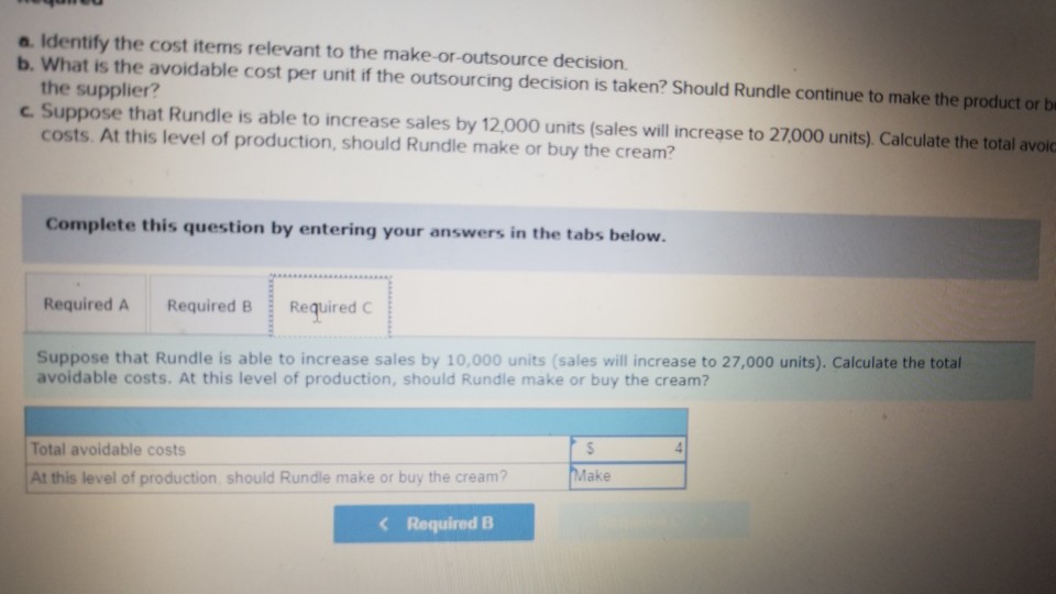Solved Problem 13-25 Effects of the level of production on | Chegg.com
