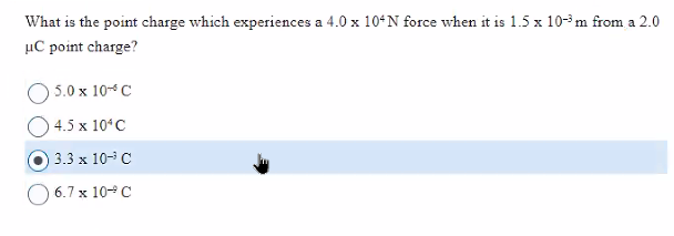 Solved What is ﻿the point charge which experiences | Chegg.com