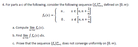 Solved 4. For parts a-c of the following, consider the | Chegg.com
