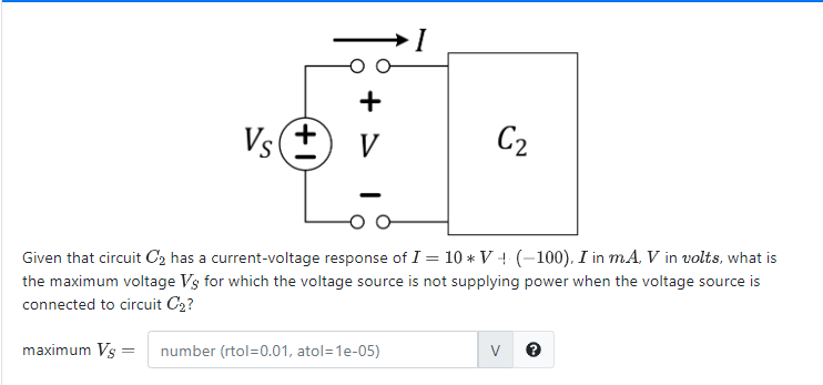 Solved + Vs + V C2 Given that circuit C has a | Chegg.com