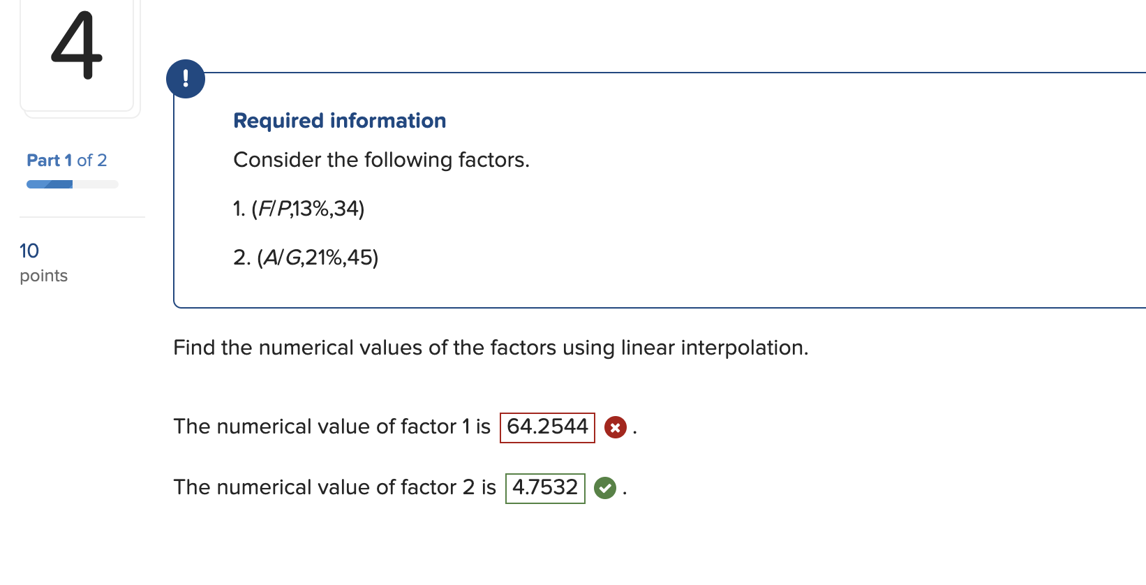 Solved Required information Consider the following factors. | Chegg.com