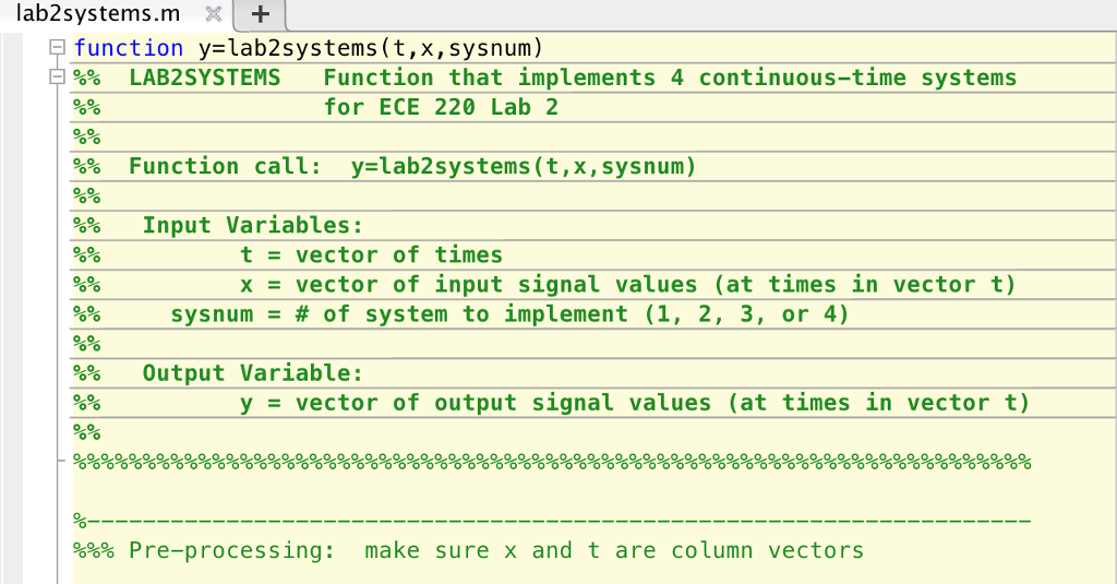 1 Linearity and Time Invariance Download the MATLAB | Chegg.com