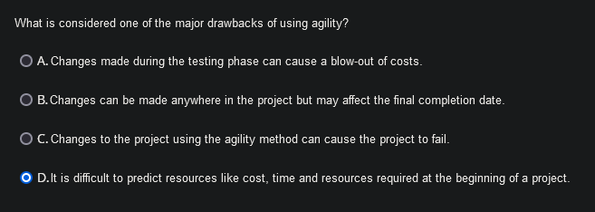 Solved What is considered one of the major drawbacks of | Chegg.com