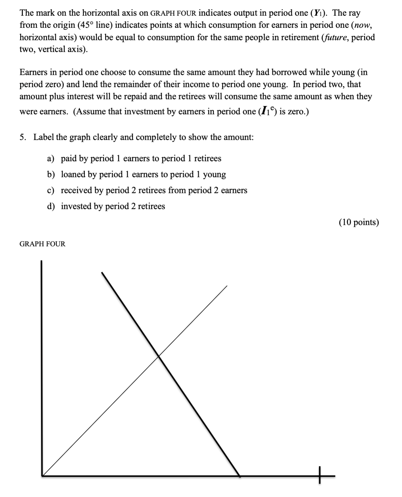 Solved The mark on the horizontal axis on GRAPH FOUR | Chegg.com