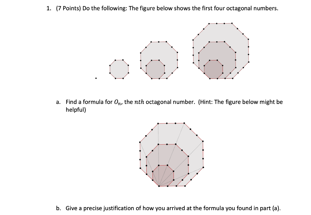 Solved 1. (7 Points) Do the following: The figure below | Chegg.com