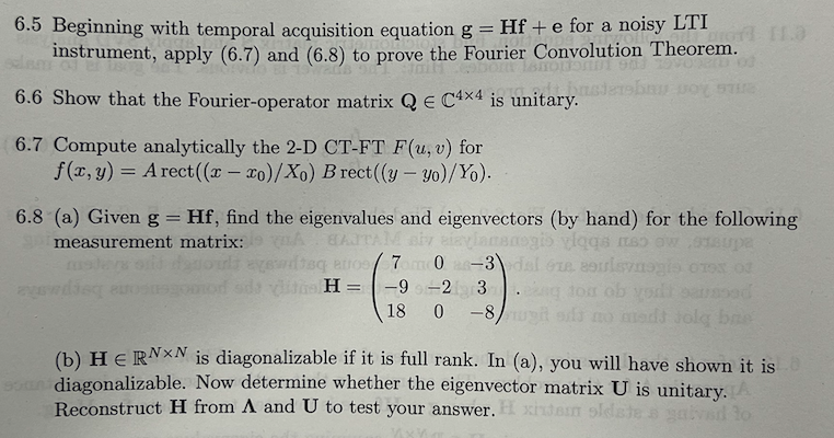 6.5 Beginning with temporal acquisition equation | Chegg.com