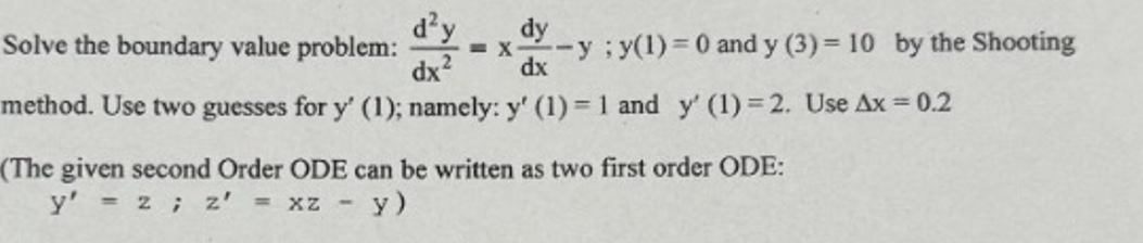 Solved Solve the boundary value problem: | Chegg.com