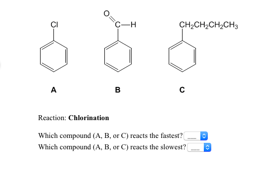 Solved In both series below the three aromatic compounds | Chegg.com