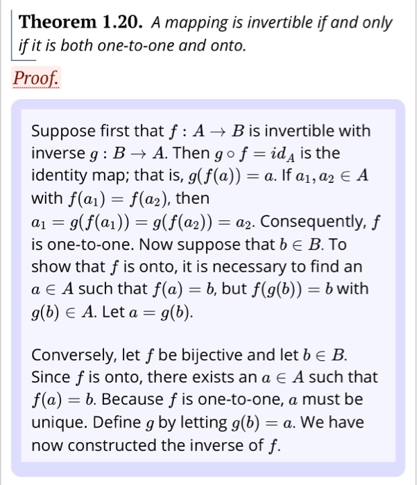 Solved Theorem 1.15. Let f : A -> B, g B - C, and h: CD. | Chegg.com