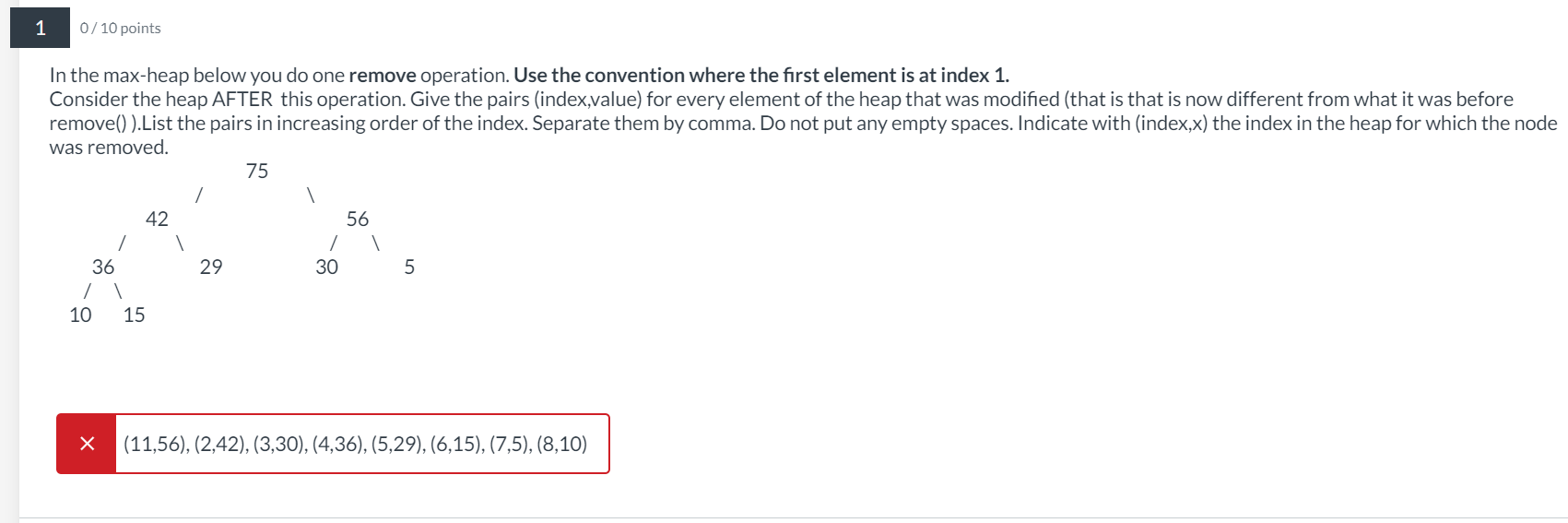 Solved In The Max Heap Below You Do One Remove Operation 4802