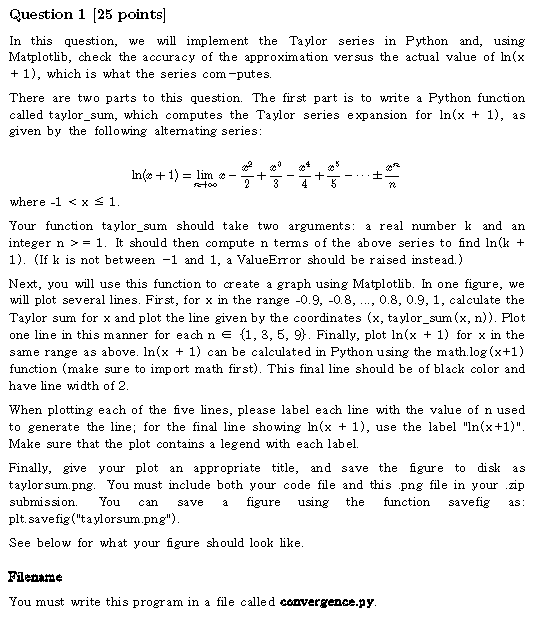 Question 1 (25 points) In this question, we will | Chegg.com