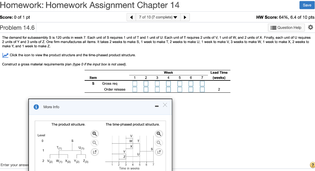 Solved Homework Homework Assignment Chapter 14 Save Score