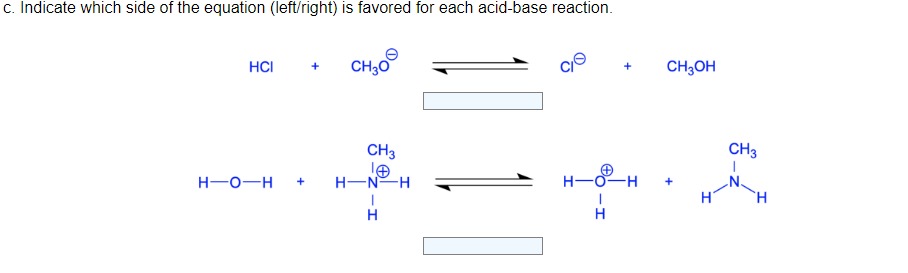 Solved HCl+CH3O⊖⇌Cl⊖+CH3OH | Chegg.com
