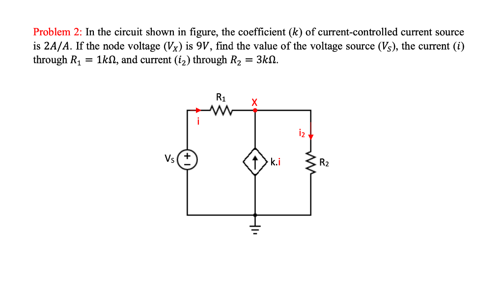 Solved Problem 2: In the circuit shown in figure, the | Chegg.com