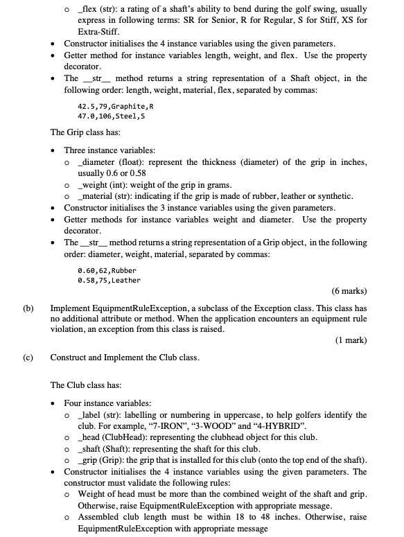 Solved In the game of Golf, golfers have a collection of | Chegg.com