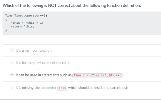 Solved Which of the following is NOT correct about the | Chegg.com