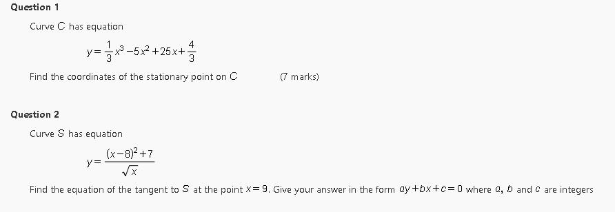 Solved Question 1 Curve C has equation 4 = 3 Find the | Chegg.com