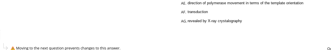 Match the BEST response in the Answer Column to each | Chegg.com