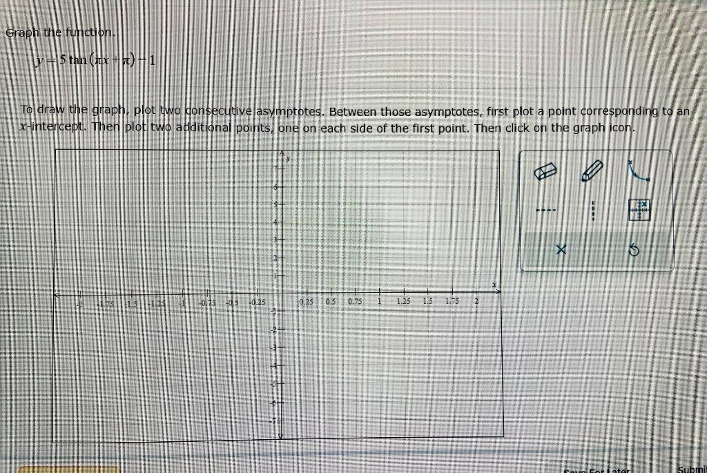 Solved Graph The Function J3 Cotx To Draw The Graph Plot 