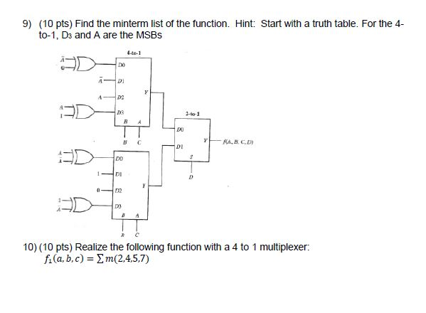 Solved 6) (10 pts) (Floyd 6.10) For the 4-bit comparator | Chegg.com