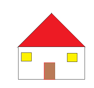 Solved Write a program draws a house as shown in fig: | Chegg.com