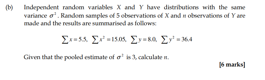 Solved Independent random variables X and Y have | Chegg.com