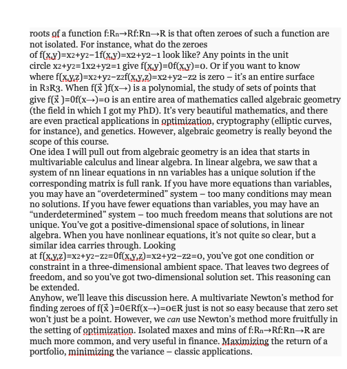 Solved Newton method optimisation in Python Theory In the | Chegg.com