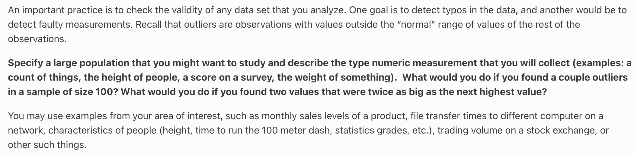 Solved An important practice is to check the validity of any | Chegg.com