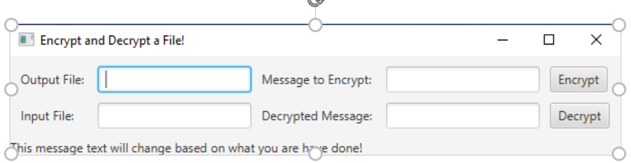 Solved For this assignment, you will create a GUI like the | Chegg.com