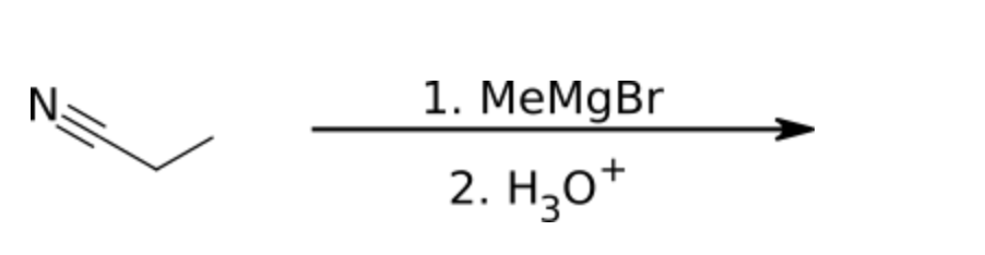 Solved N 1. MeMgBr 2. H307 | Chegg.com