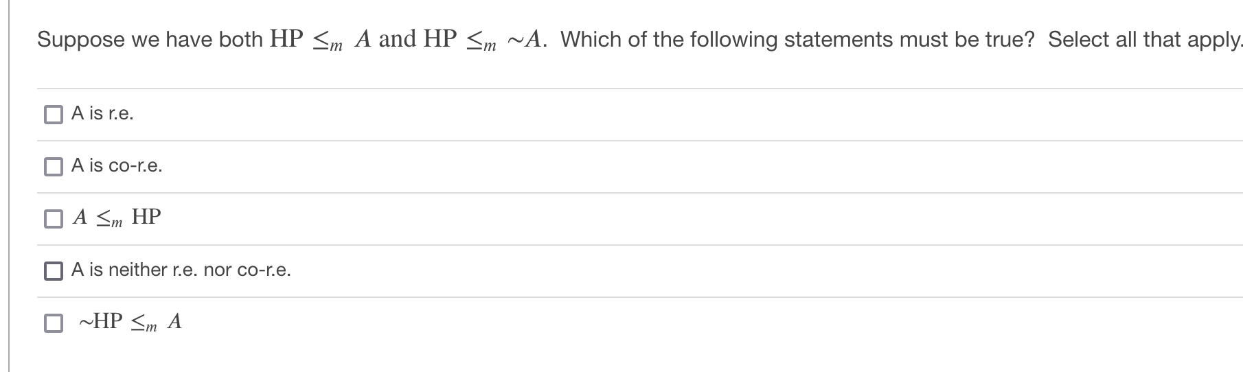 Solved Suppose we have both HP | Chegg.com