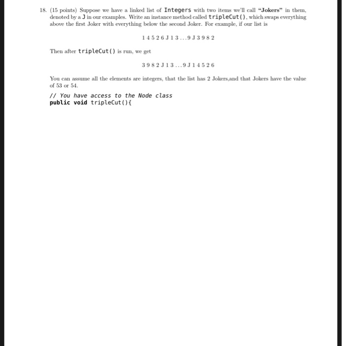 Solved Figure 1: A doubly-linked list. Assume each node has | Chegg.com