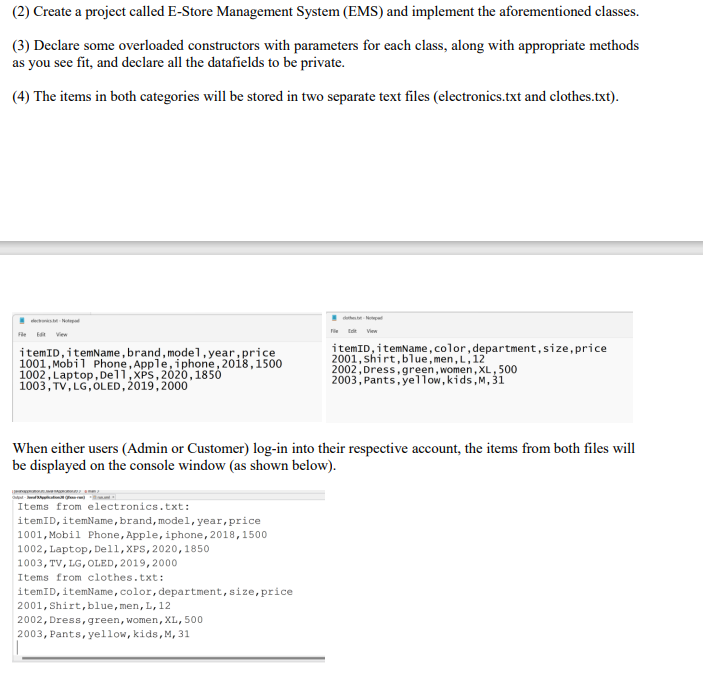 Solved CS112 - Programming 2 Group Project Project | Chegg.com
