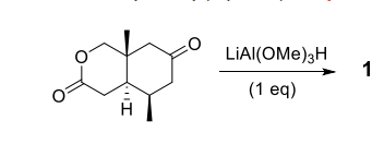 Solved LiAl(OME)3H (1 eq) 1 I | Chegg.com