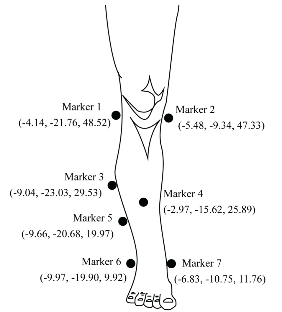 Solved For the image below markers 3-5 are used to establish | Chegg.com