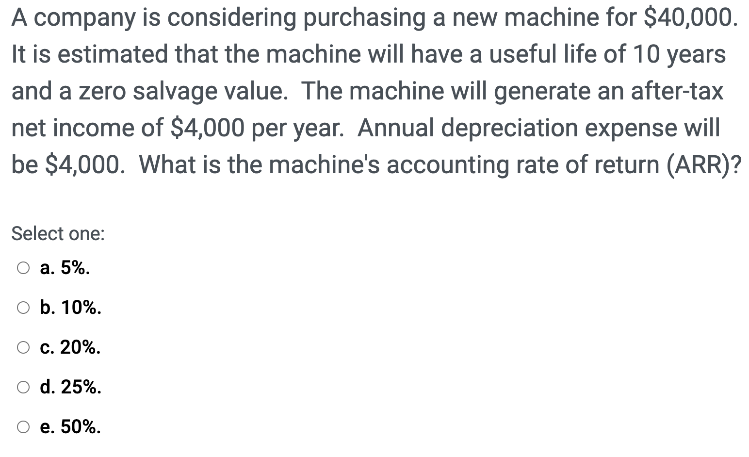 Solved A company is considering purchasing a new machine for | Chegg.com