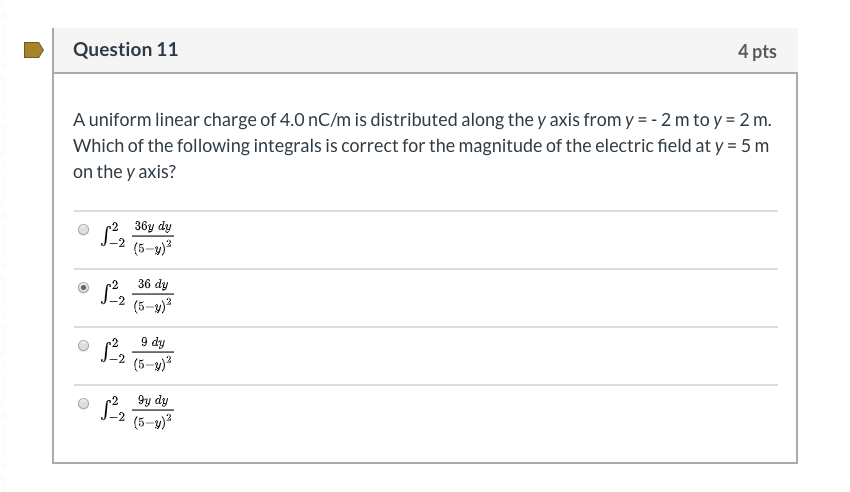 Solved Question 6 2 pts Consider the field lines shown in | Chegg.com