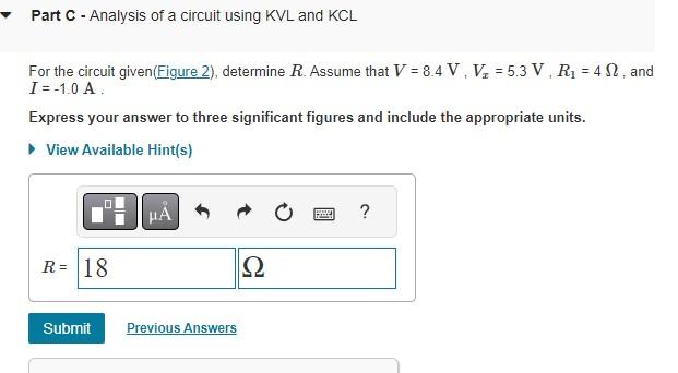 Solved Learning Goal: To learn to evaluate circuits using | Chegg.com