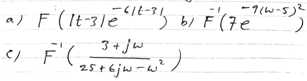 Solved Q3. Using operational theorems and the table of | Chegg.com