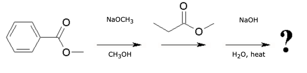 Solved NaoCH3 NaOH CH3OH H20, heat NaoCH2CH3 CH3CH2OH H20, | Chegg.com