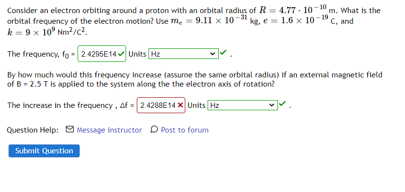 Solved Consider an electron orbiting around a proton with an | Chegg.com Solved Consider an electron orbiting around a proton with an | Chegg.com