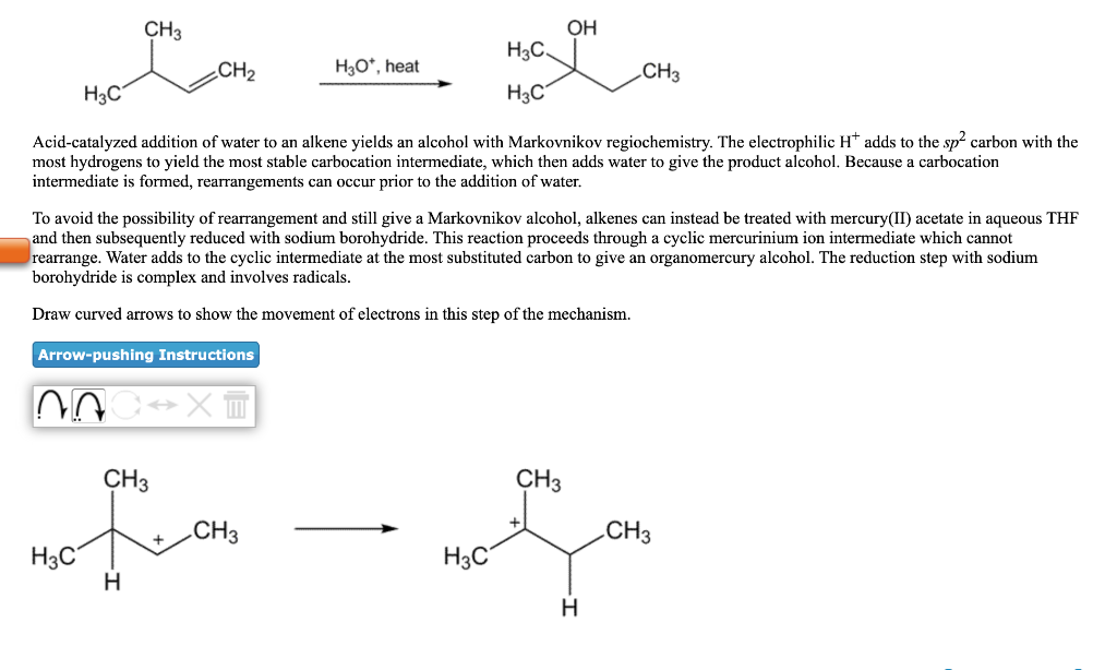 Solved CH3OH H307, heat H3C FCH₂ H3C CH3 Acid-catalyzed | Chegg.com