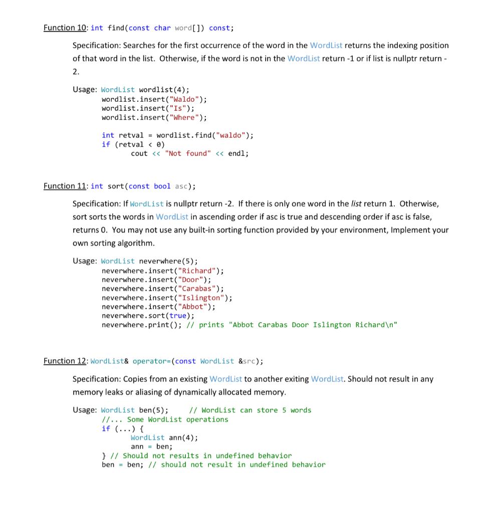 Solved C++ Help me complete this wordlist.cpp file using | Chegg.com