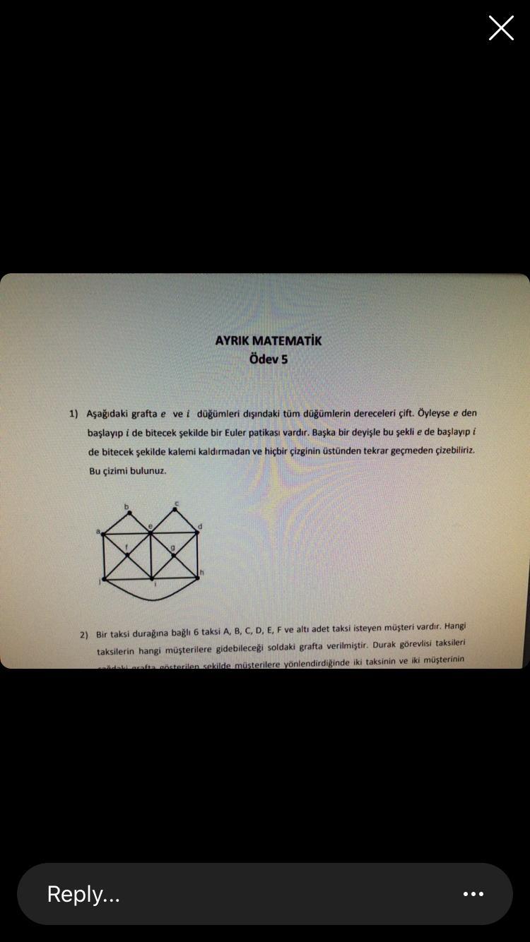 Solved In the graph below, all node degrees except e and I | Chegg.com