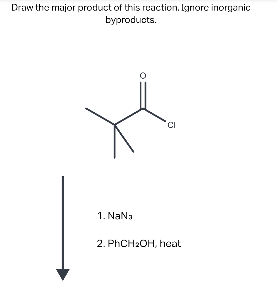 Solved Draw the major product of this reaction. Ignore | Chegg.com