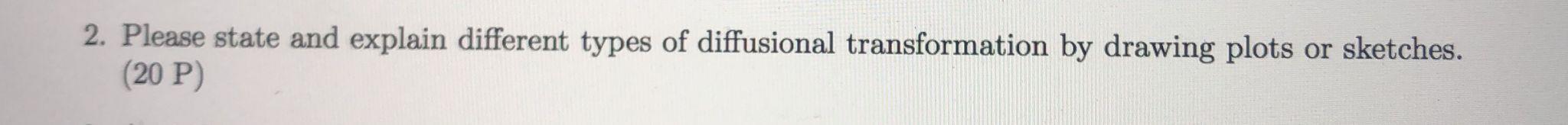 Solved 2. Please state and explain different types of | Chegg.com
