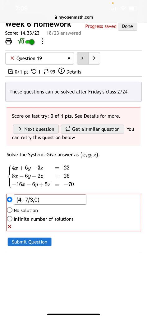 0/1 pt 51⇄99 (i) Details These questions can be | Chegg.com