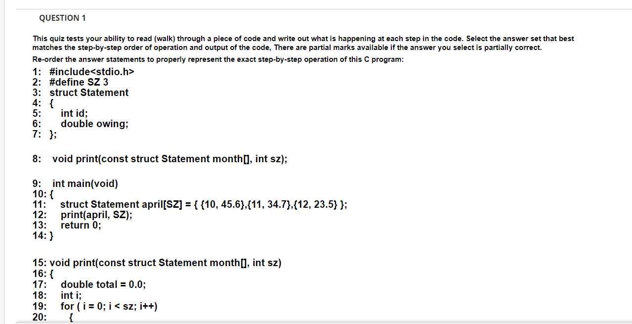 Solved QUESTION 1 This quiz tests your ability to read | Chegg.com